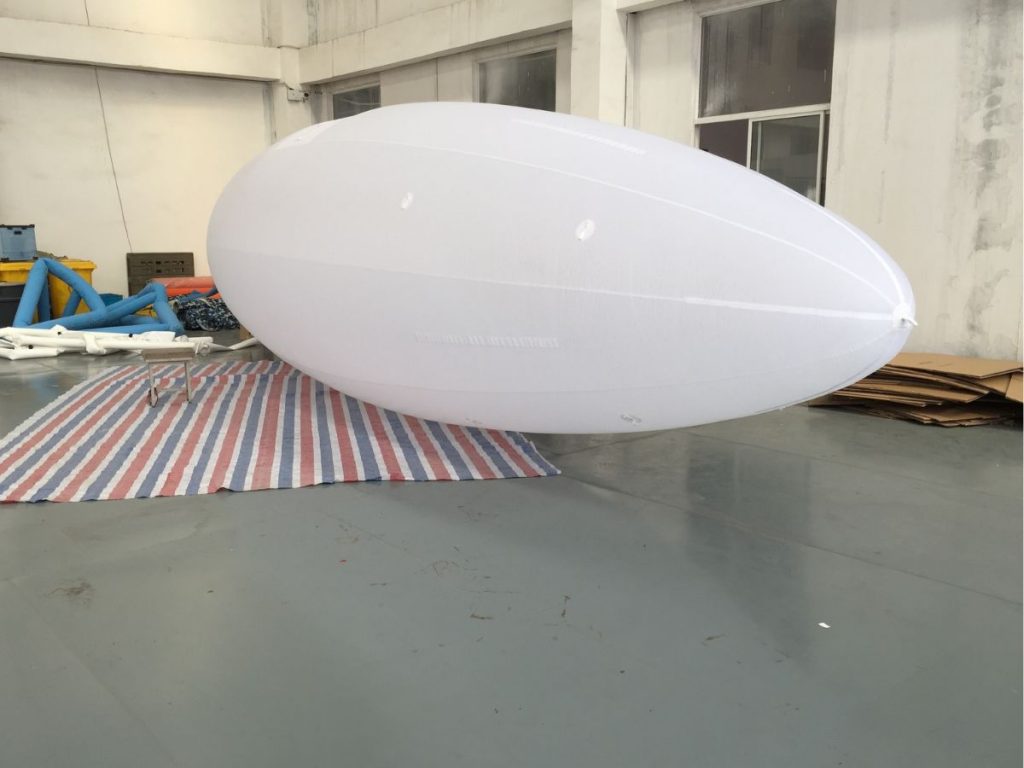 10m White Nylon Blimp - Aerostat Balloon,Acrobatic Balloon,Light ...