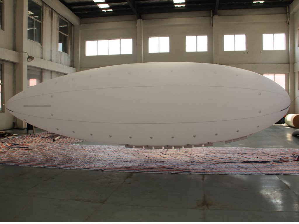 8m White Nylon Blimp - Aerostat Balloon,Acrobatic Balloon,Light ...